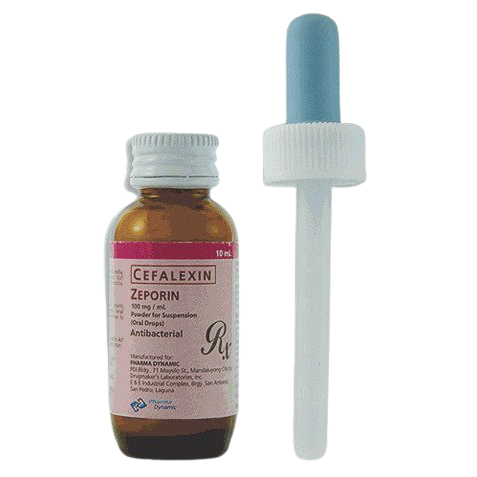 ZEPORIN Cefalexin 100mg / mL Powder for Suspension (Oral Drops) 10mL ...